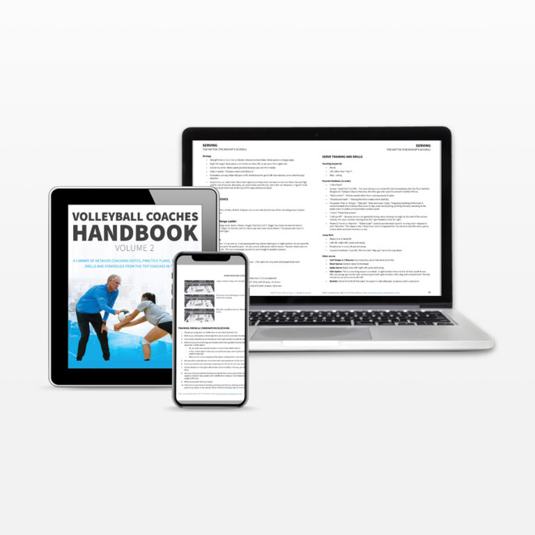 Volleyball Coaches Handbook - AOC Volleyball – Store